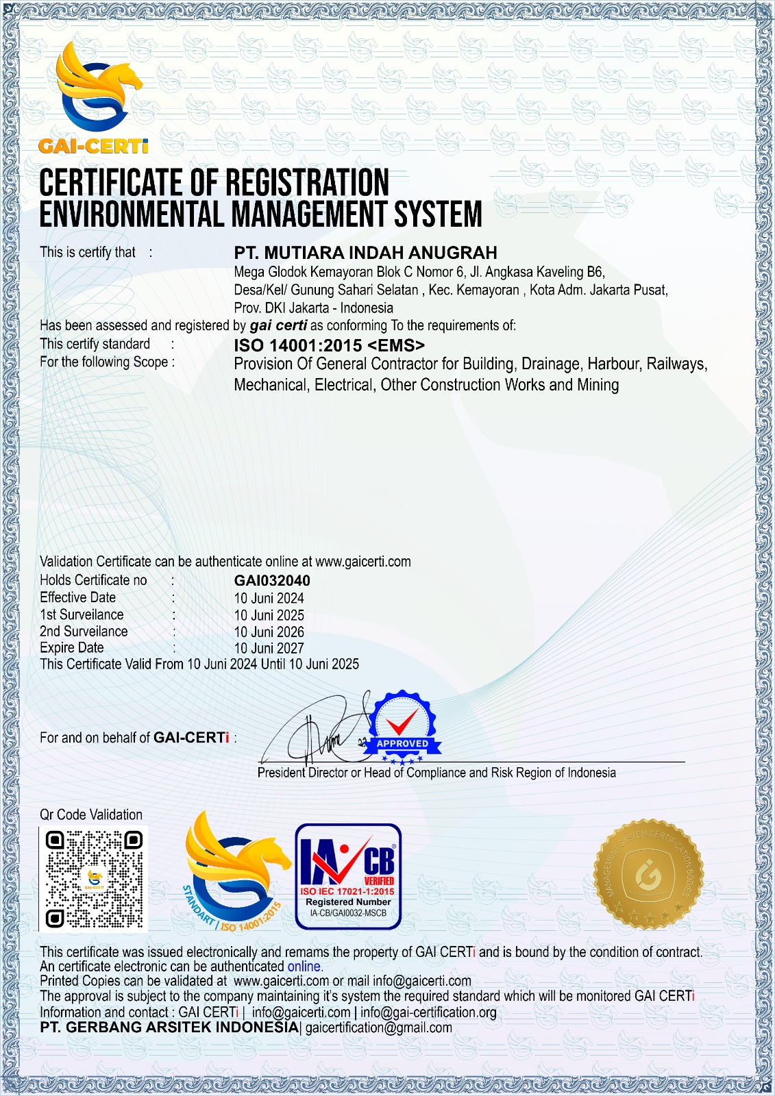 PT Mutiara Indah Anugrah