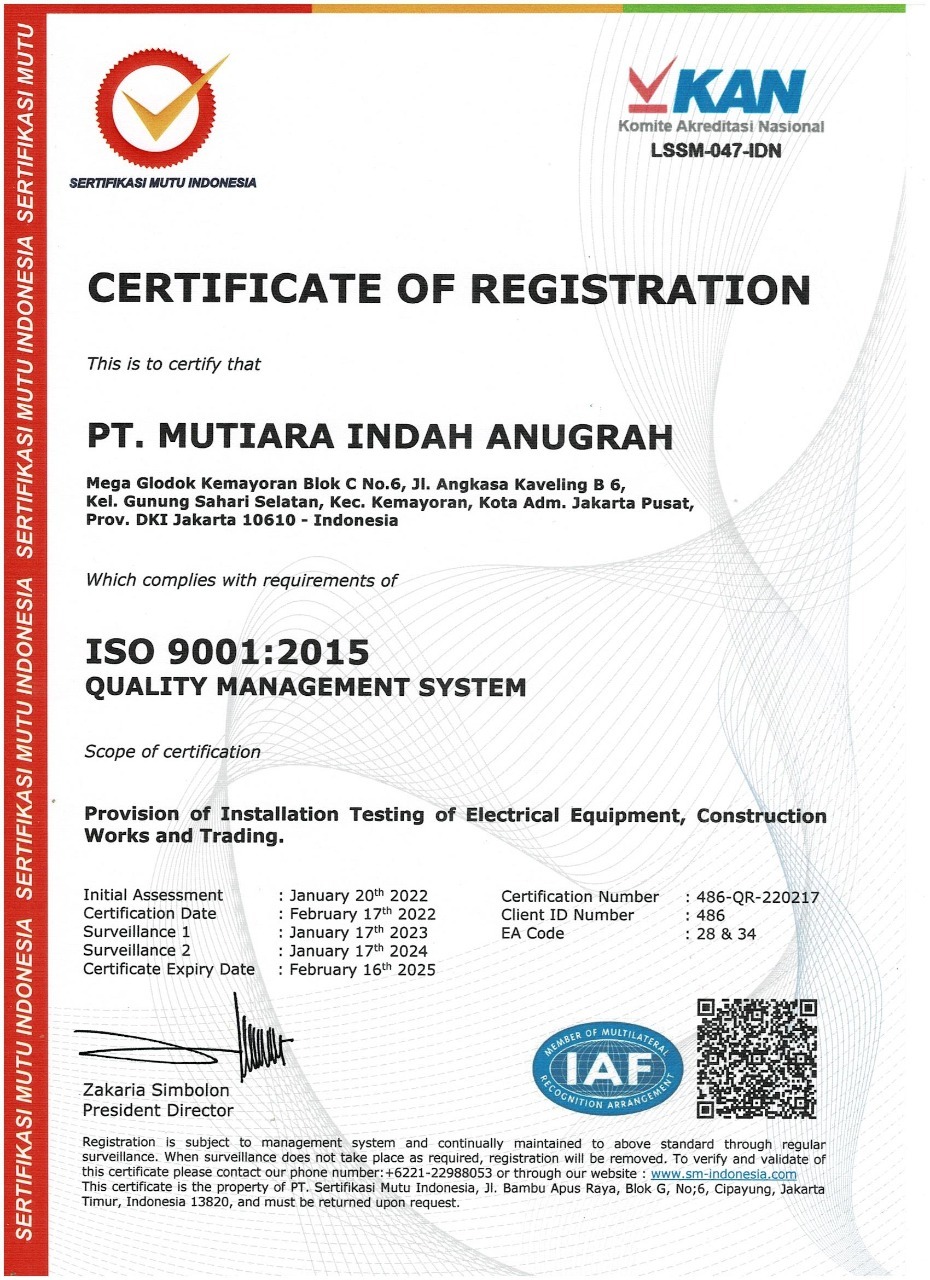 PT Mutiara Indah Anugrah